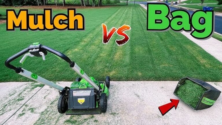 Mulching Mower vs Bagging Mower - Core Five Seven